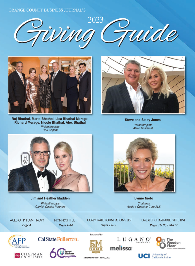 The Giving Guide 2023 - Orange County Business Journal